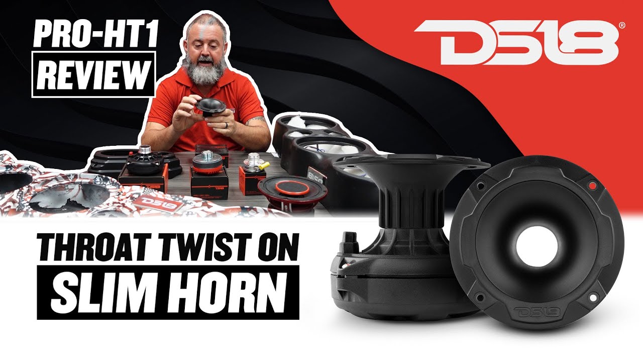 DS18 PRO-HT1 1" Throat Twist on Slim Horn - YouTube