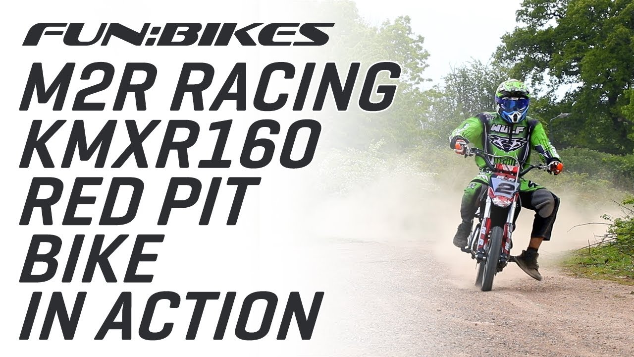 In Action: M2R Racing KMXR160 160cc 82cm Red Pit Bike - YouTube