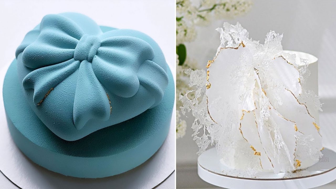 Oddly Satisfying Rainbow Cake Decorating Compilation | So Easy Colorful Cake Tutorials - YouTube