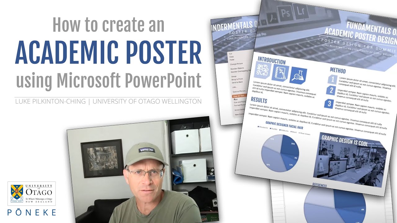 Academic Poster Tutorial - UOW Summer Studentship - YouTube