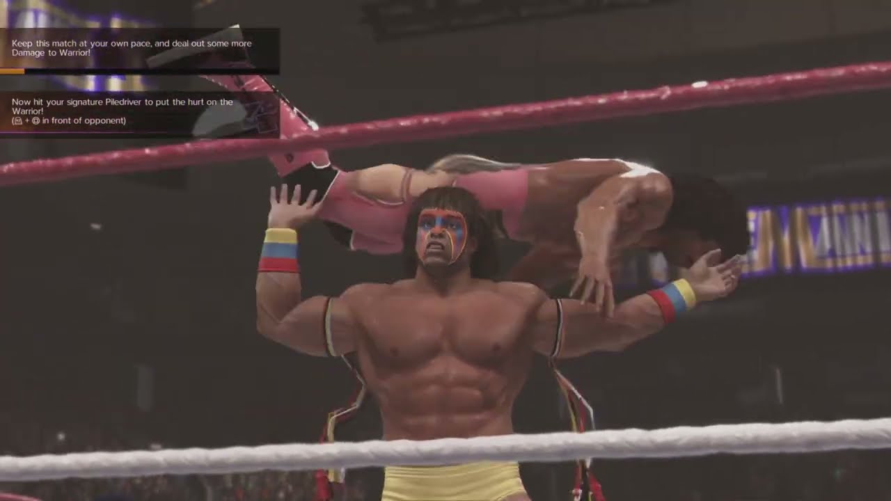 WWE 2K24 Ultimate Warrior vs Rick Rude - YouTube