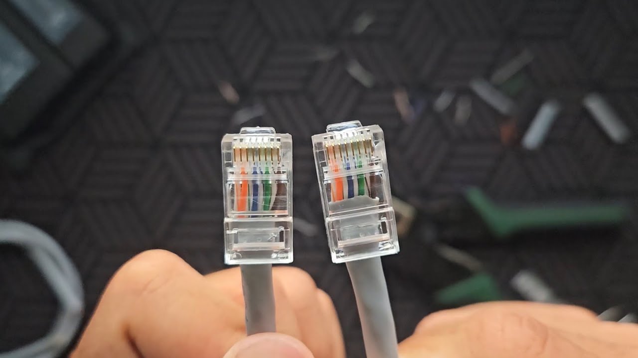 cara crimping kabel LAN RJ45 dengan mudah - YouTube