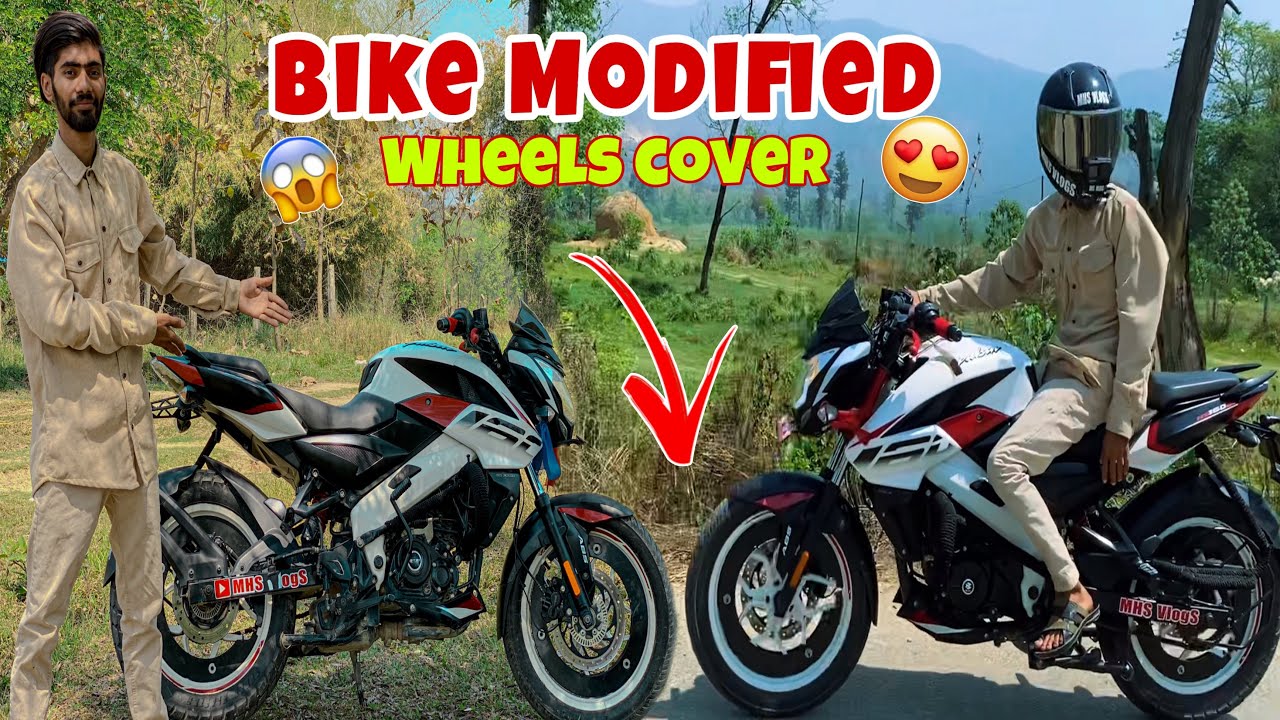 Modified Pulsar Ns 160 || wheel cover - YouTube