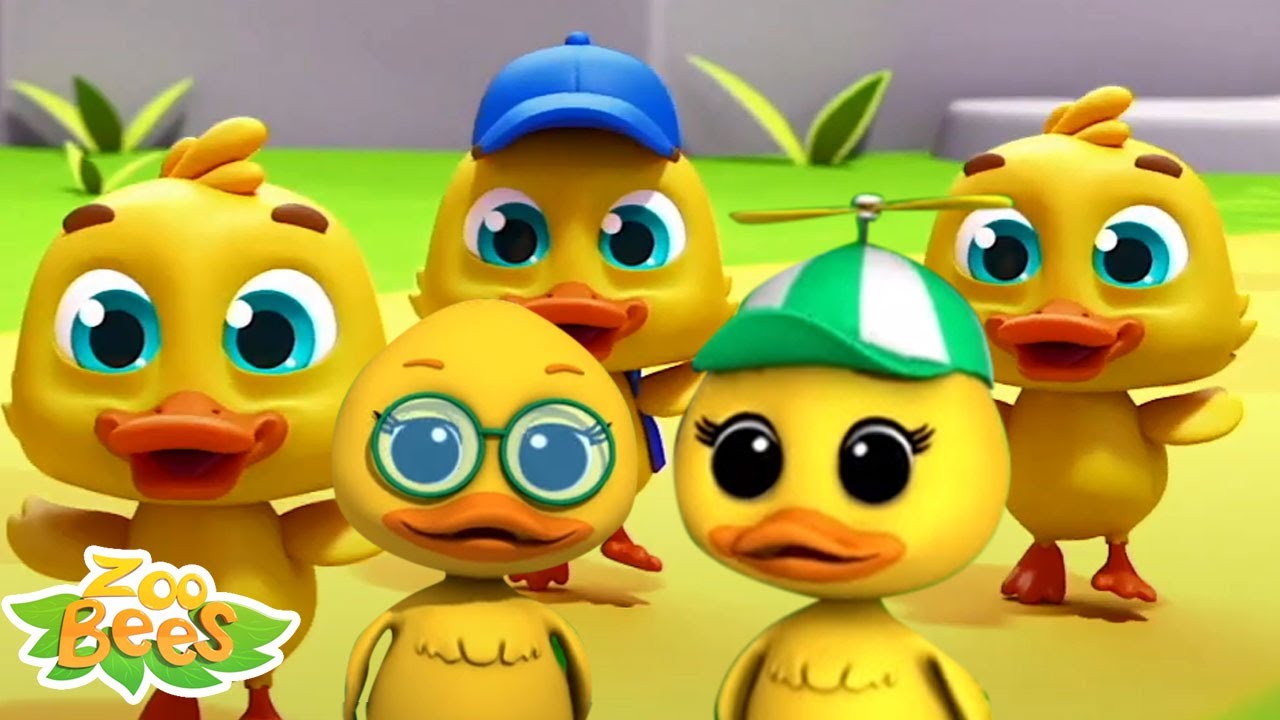 Cinco Patitos Cancion y Mas Rimas Preescolares en Español - YouTube