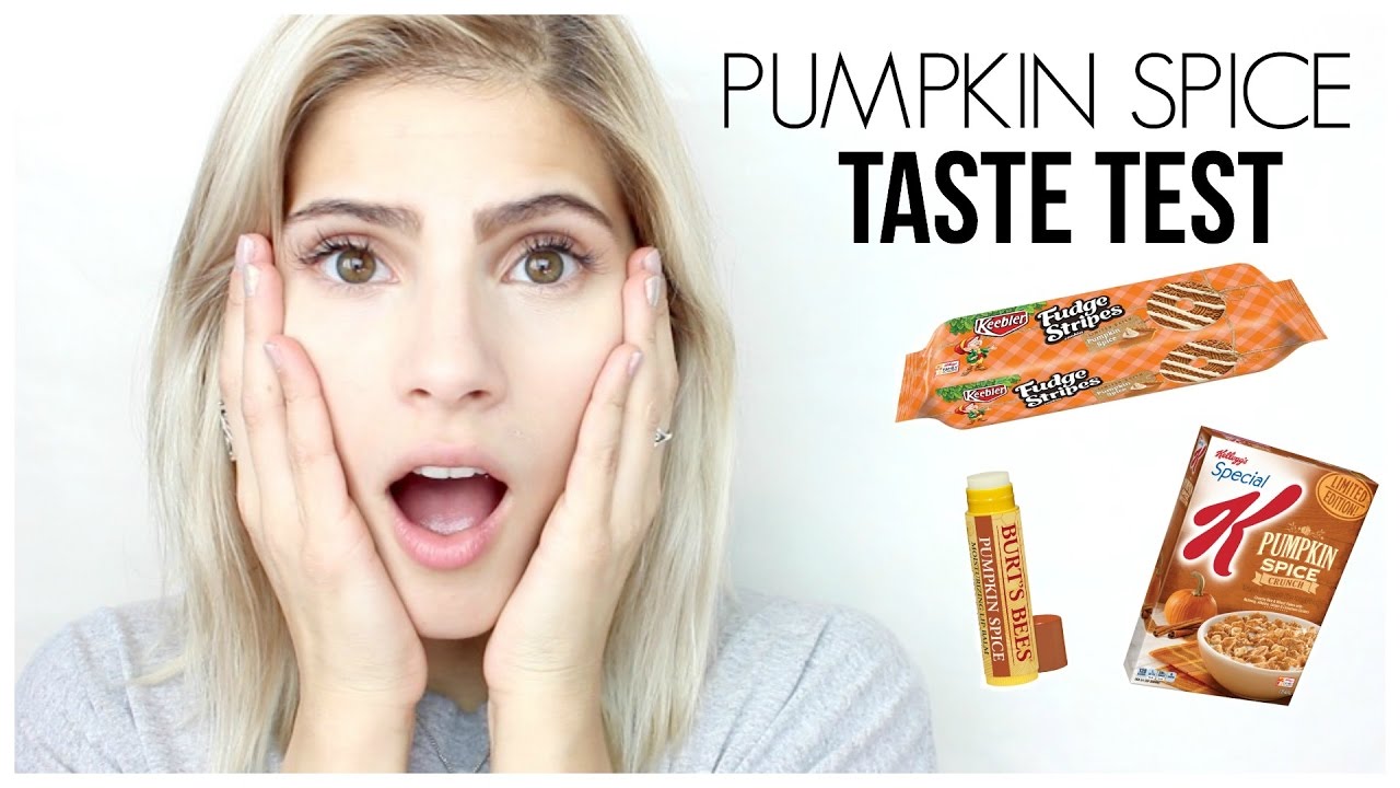 Tasting Pumpkin Spice Food | Taste Test - YouTube