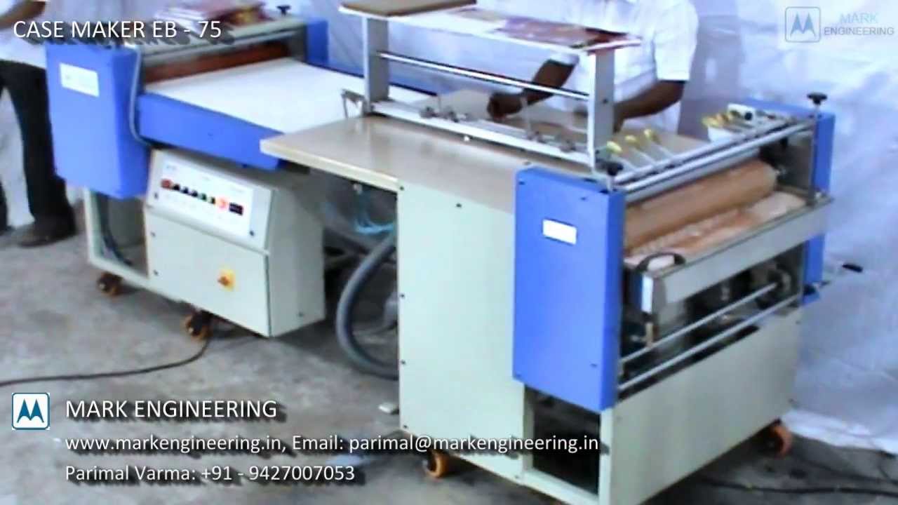 CASE BINDING MACHINE - YouTube