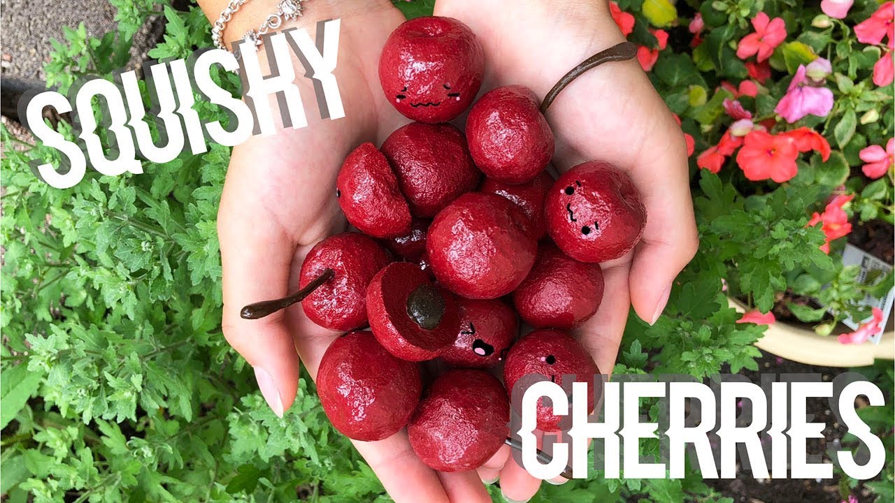 Let's Make Some Cherries! Plus Packaging |Craftyneko| squishy tutorial ...