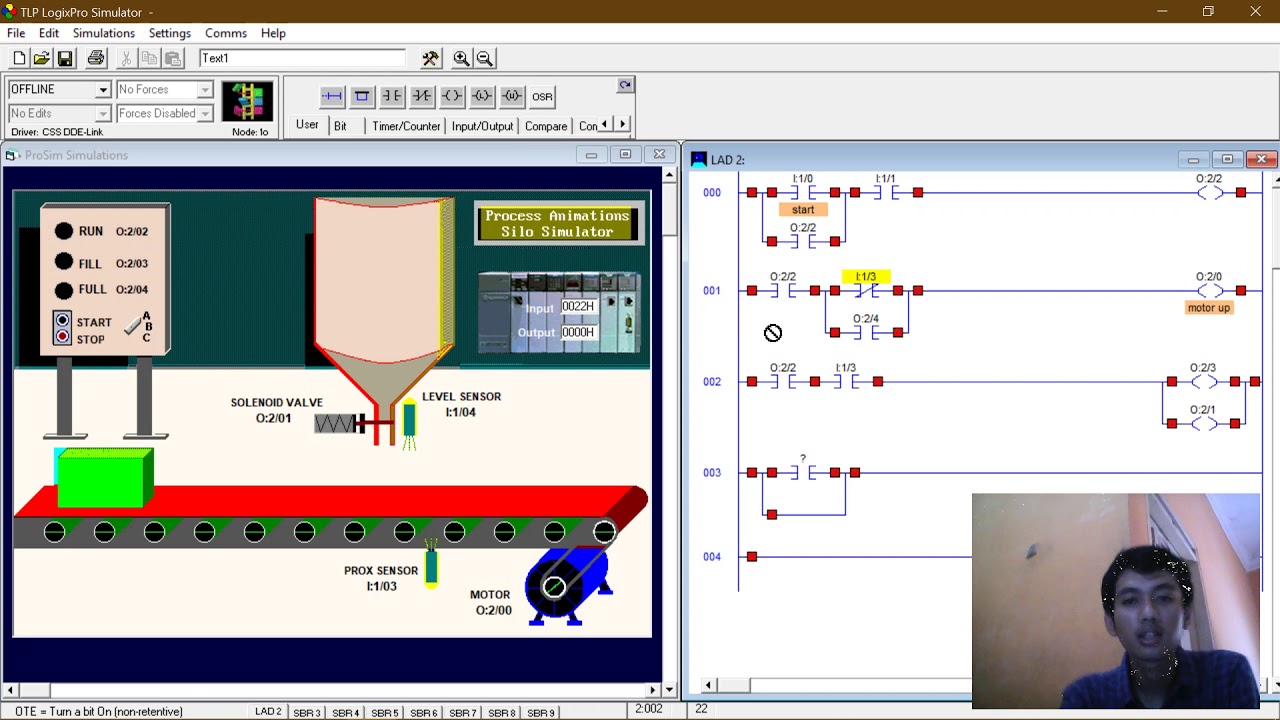 Simulasi PLC menggunakan LogixPro - YouTube