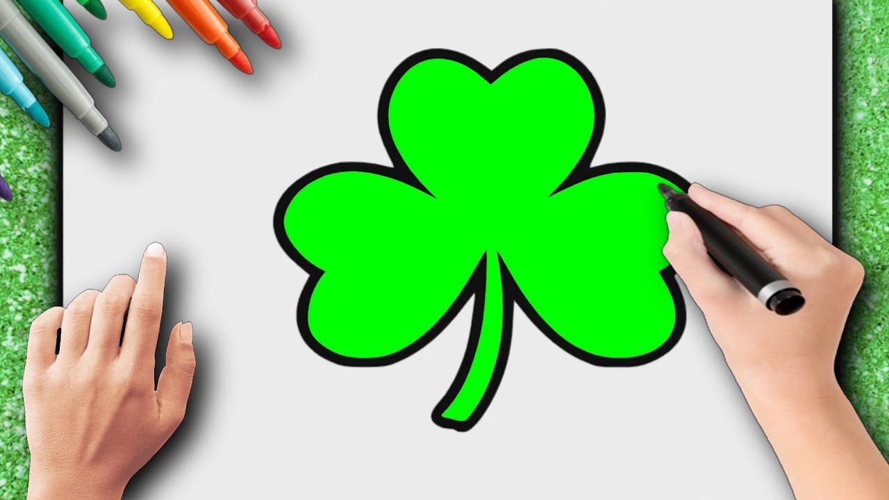 COMMENT DESSINER UN TRÈFLE CHANCEUX? Comment dessiner un Trèfle ...