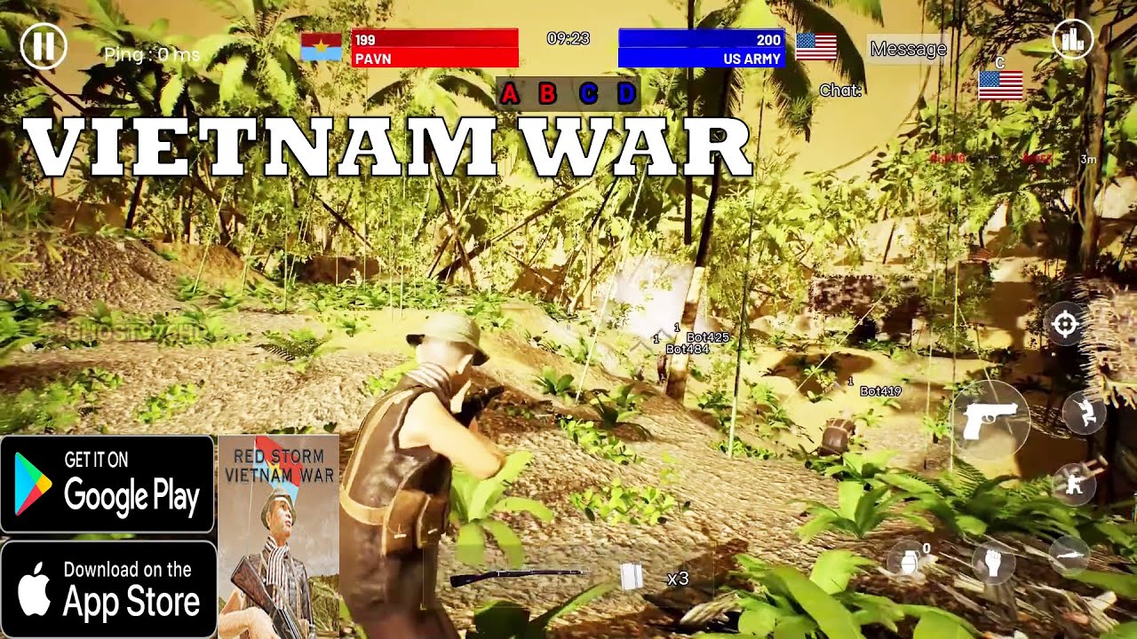 Red Storm : Vietnam War NEW TPS FIRST LOOK ANDROID IOS GAMEPLAY 2020 ...