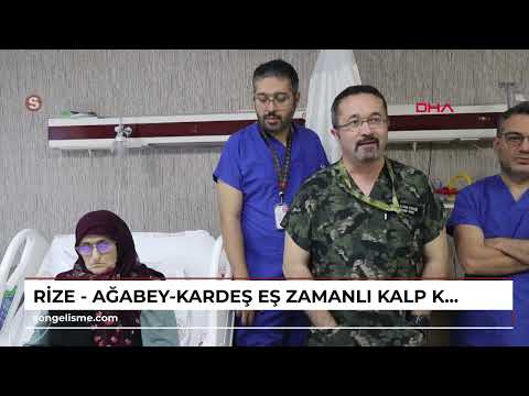 RİZE - Ağabey-kardeş eş zamanlı kalp kapakçığı ameliyatıyla sağlığına kavuştu
