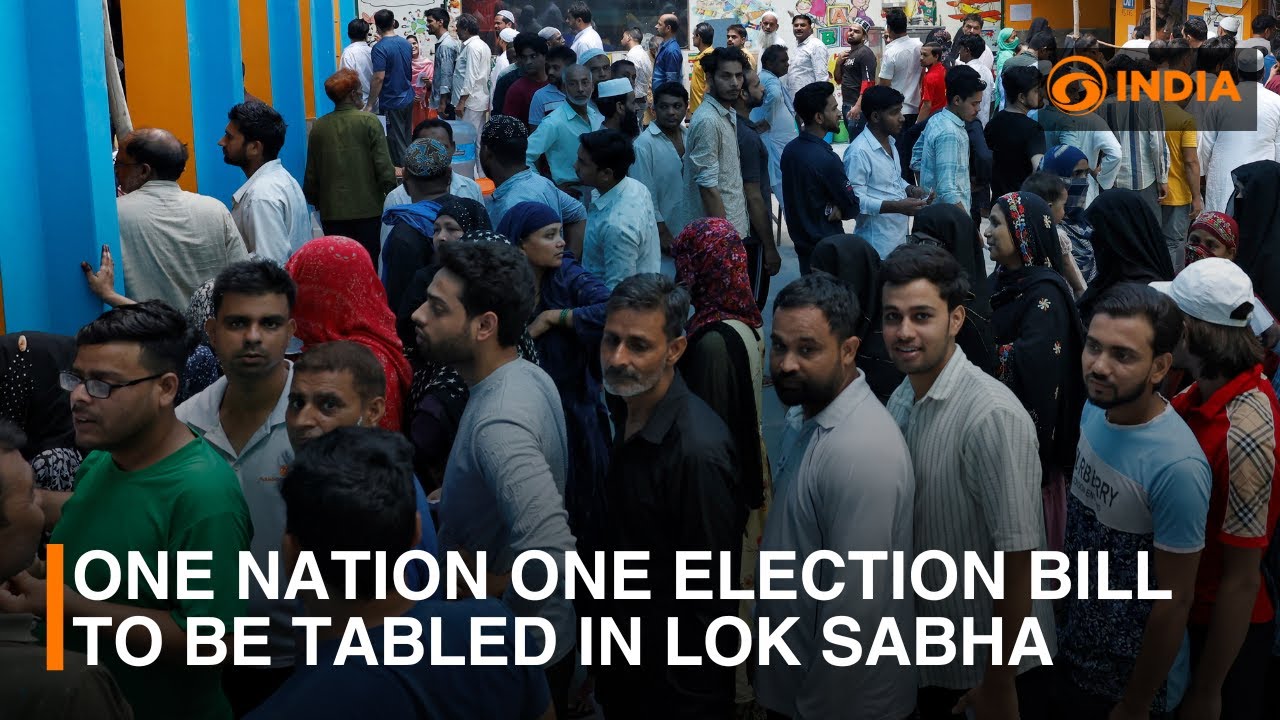 One Nation One Election bill to be tabled in Lok Sabha - YouTube