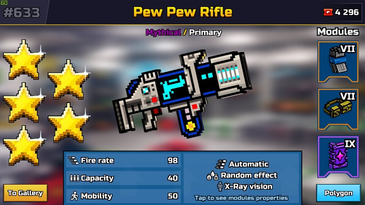 Pew Pew Rifle - Pixel Gun 3D - YouTube