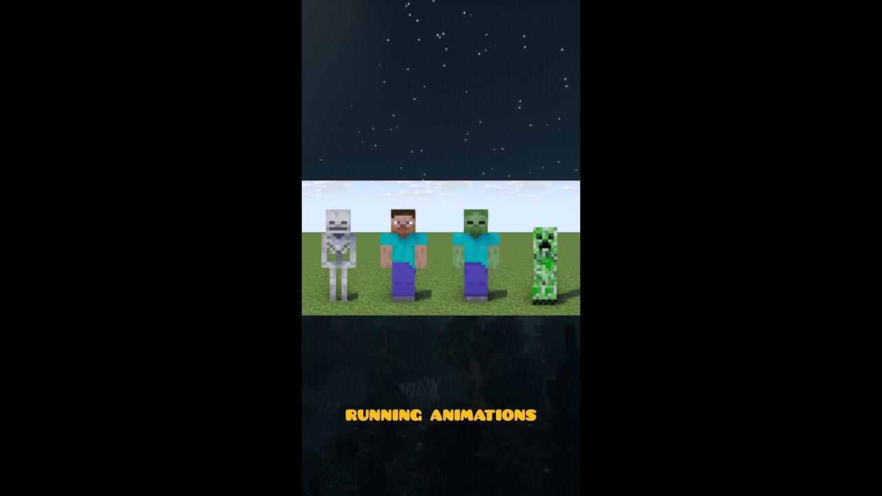 running and walking animation of stew,zombie,skeleton and creeper ...