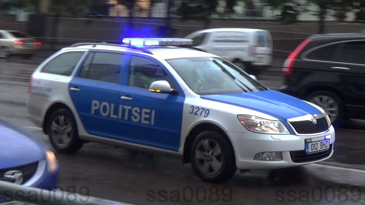 Politsei 3279 Skoda Octavia Tallinn [EE | 8.2014] - YouTube