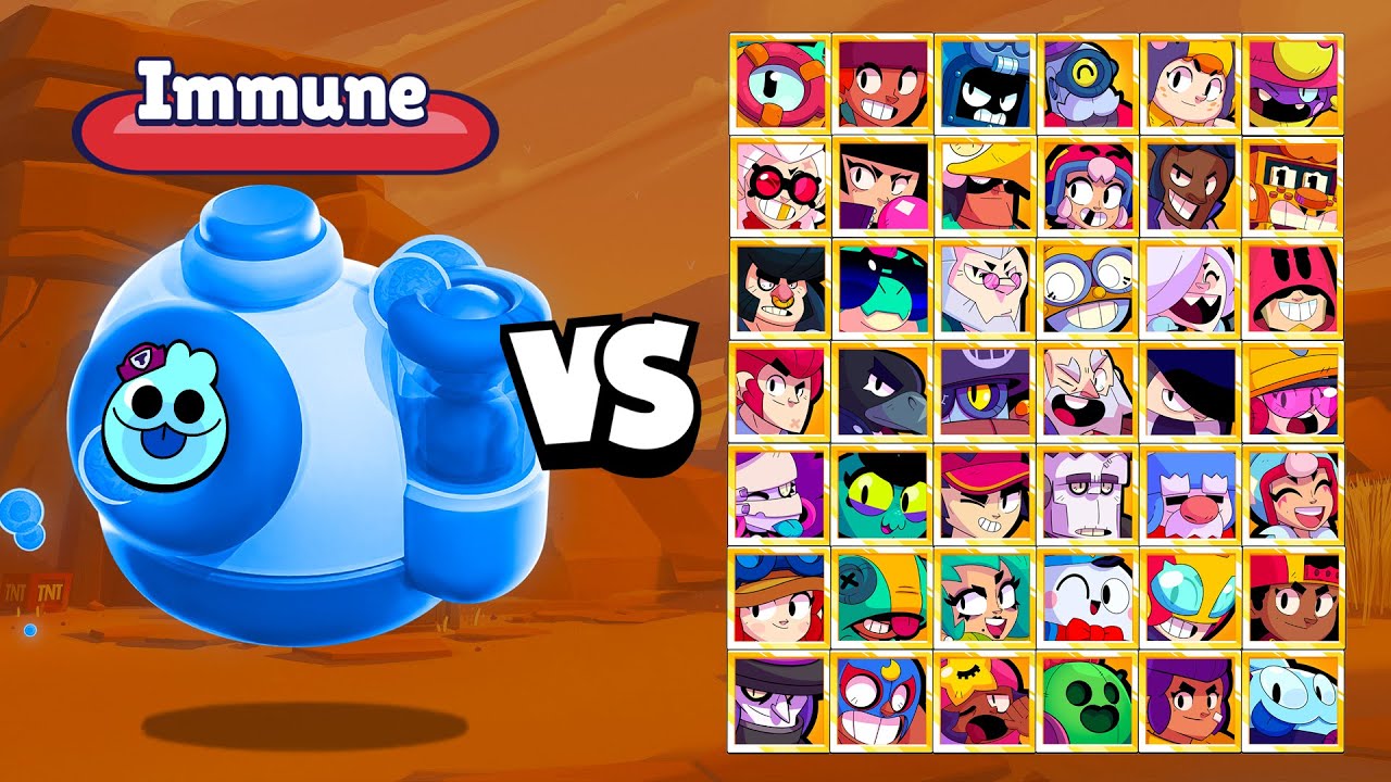 Who Can Survive Squeak Super? All 58 Brawler Test - YouTube