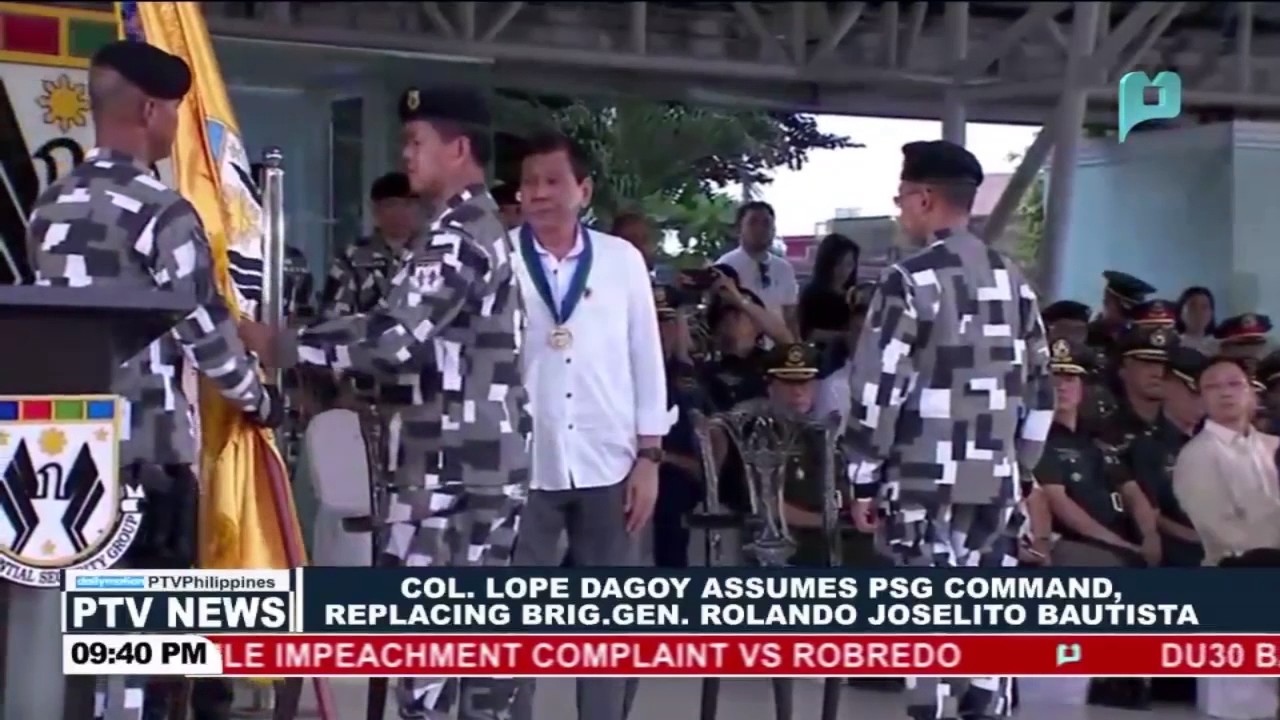 Col. Lope Dagoy assumes PSG Command, replacing BGen Rolando Joselito ...