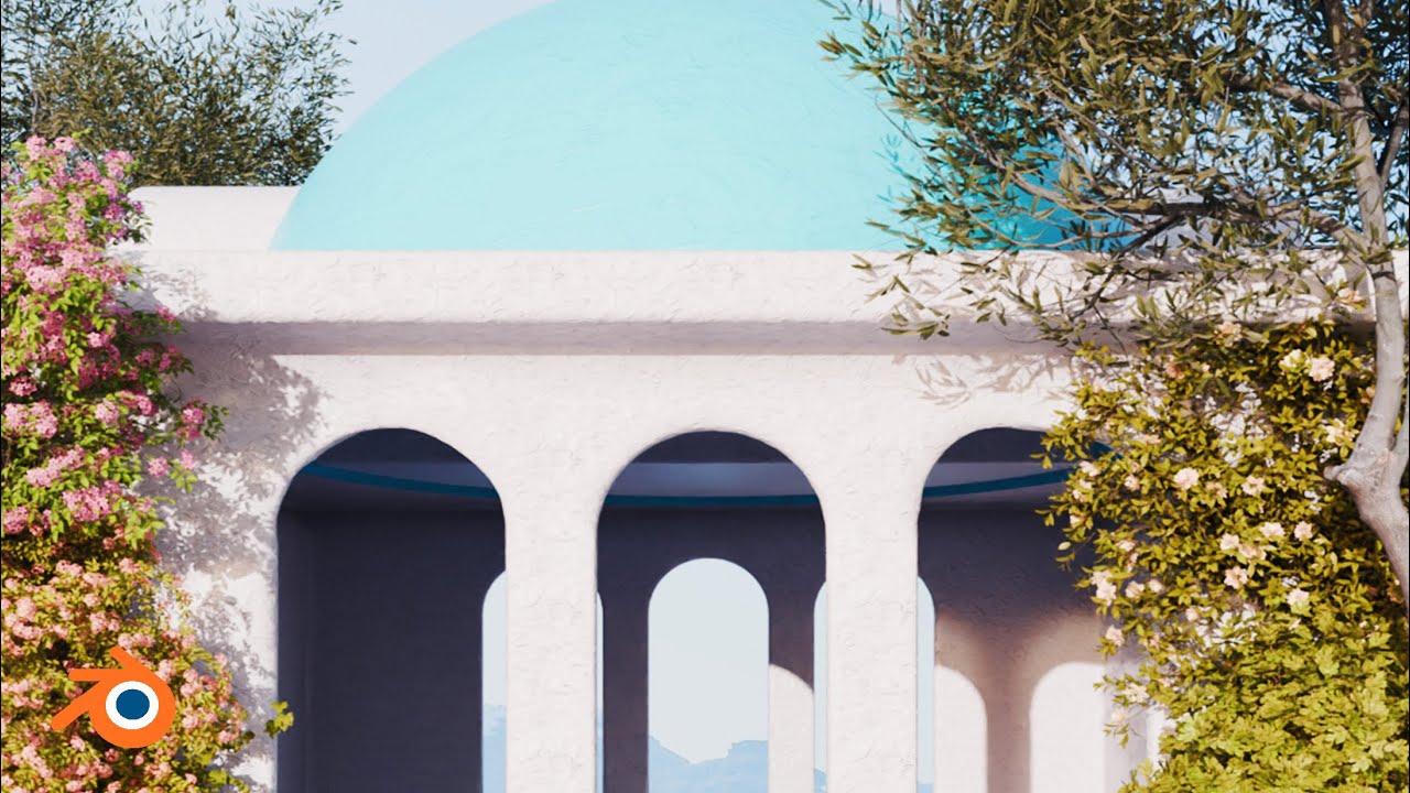 Create a Mediterranean Scene in Blender - Beginner Tutorial - YouTube