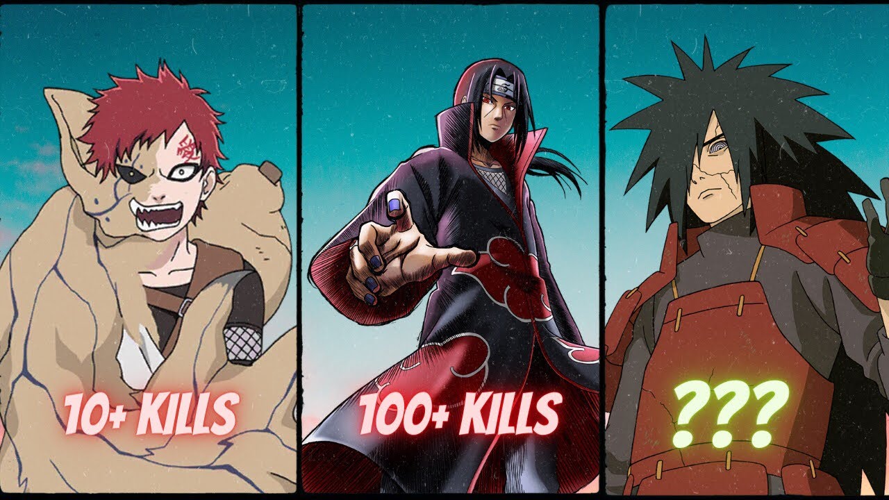 15 Naruto characters with the most Kill Counts - YouTube