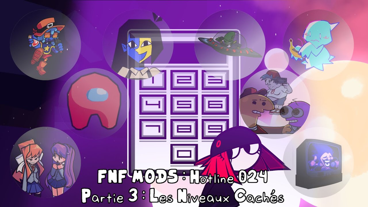 FNF Mods : Hotline 024 by "Saruky__" Partie 3 : Les Niveaux cachés ...