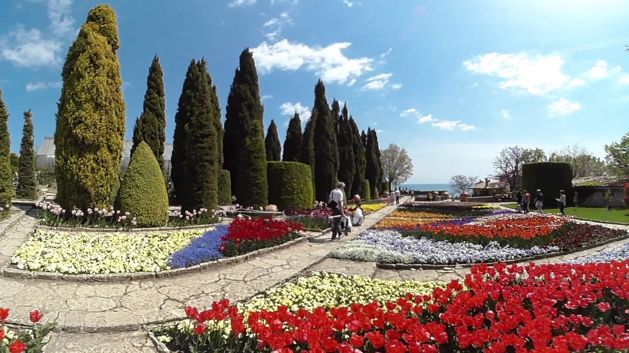 Botanic Garden Balchik, Bulgaria - 360 Degree video - YouTube