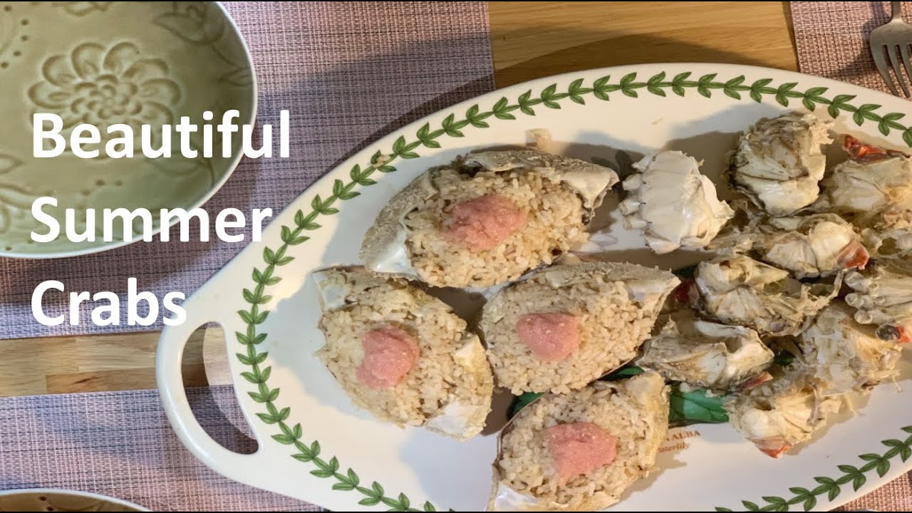 Unboxing Summer Crabs: 여름 꽃게찜 - YouTube