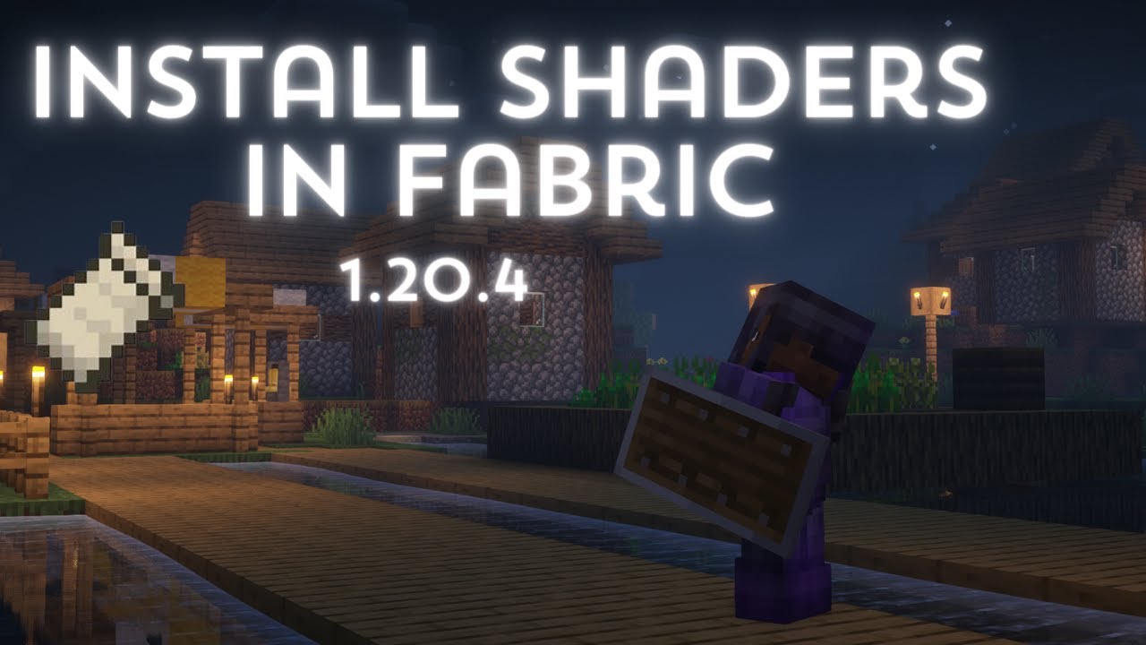 How to Install Shaders in Fabric 1.20.4 minecraft 2024 ! - YouTube
