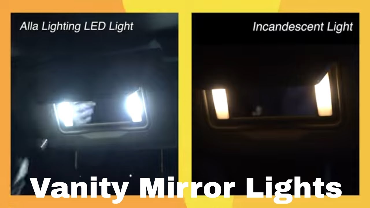 How to Replace | Change Ford Ranger Vanity Mirror Light 6614F LED Bulb ...
