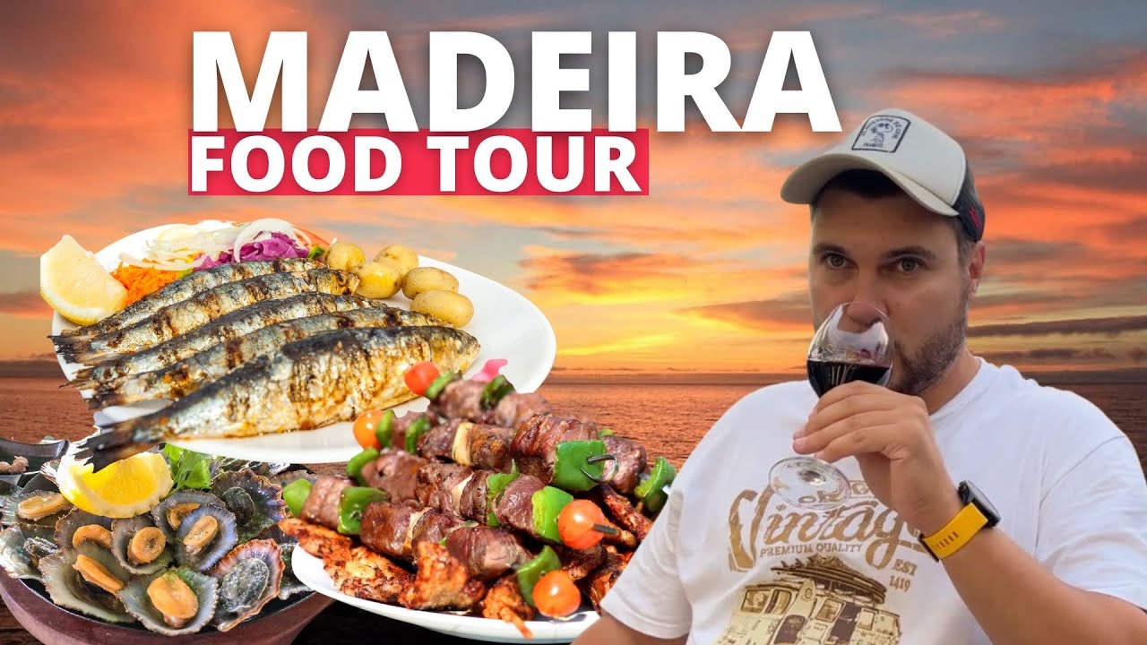 Madeira Food Tour in Funchal🇵🇹🌶️ Best Food of Madeira, Portugal - YouTube