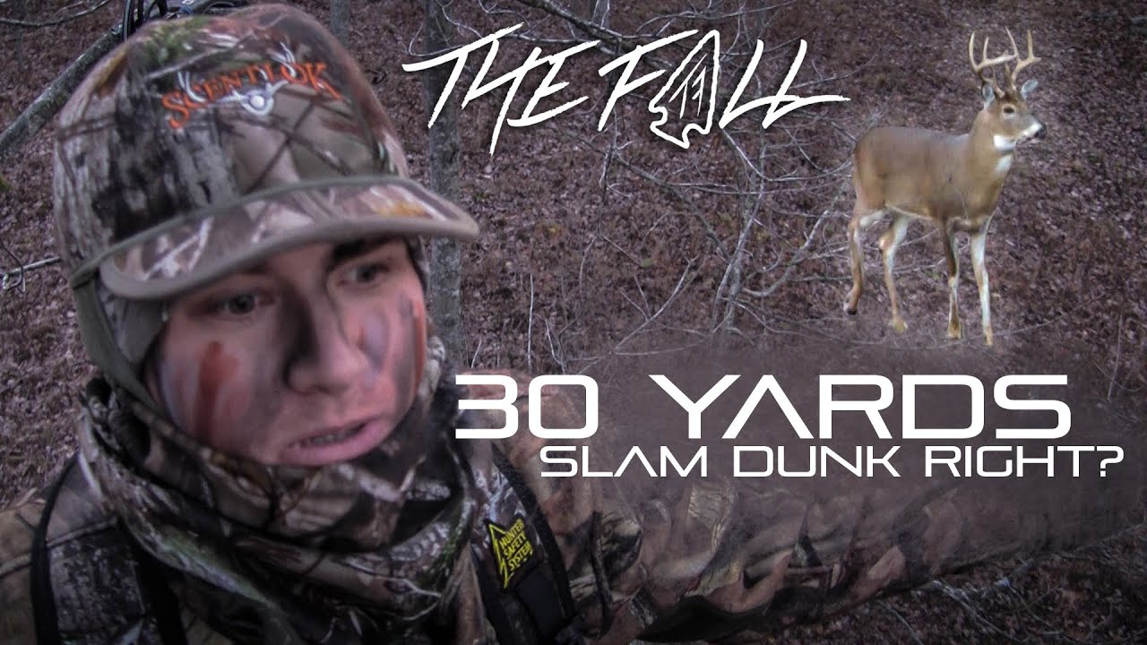 Michigan Buck at 30 Yards... Slam Dunk Right? - YouTube