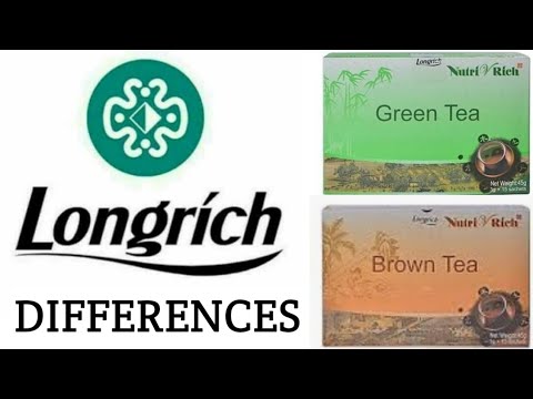 DIFFERENT BETWEEN LONGRICH BROWN TEA AND LONGRICH GREEN TEA - YouTube
