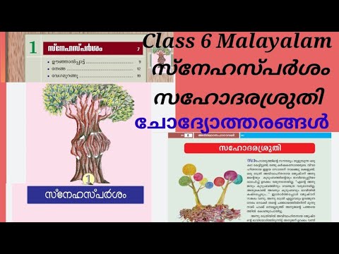 Class 6 Malayalam| അടിസ്ഥാന പാഠാവലി|Unit 1| സ്നേഹസ്പർശം| സഹോദരശ്രുതി ...
