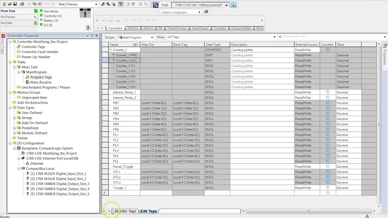 Count Up In RSLogix 5000 - YouTube