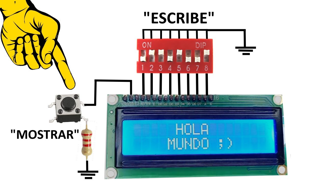 ¡Mira Como estoy programando una pantalla LCD a la antigua! - YouTube