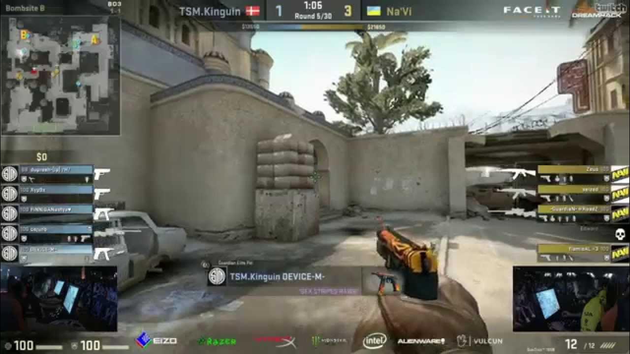 TSM vs Navi(CS:GO)FACEIT League 2015 Stage 2 Finals at DreamHack Valencia(map dust 2)18.07.2015 ...
