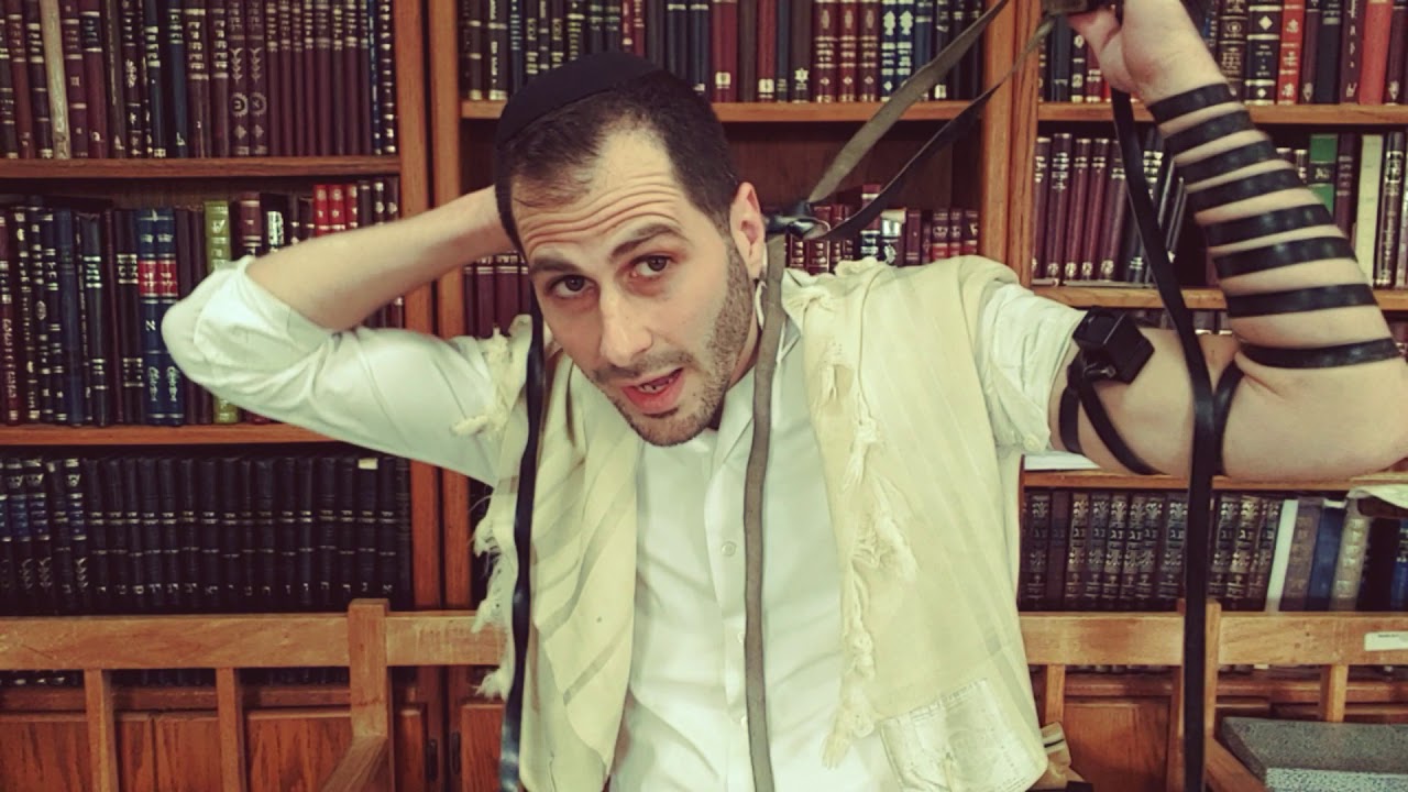 How to wrap talit and tefillin moroccan Sephardic way - YouTube