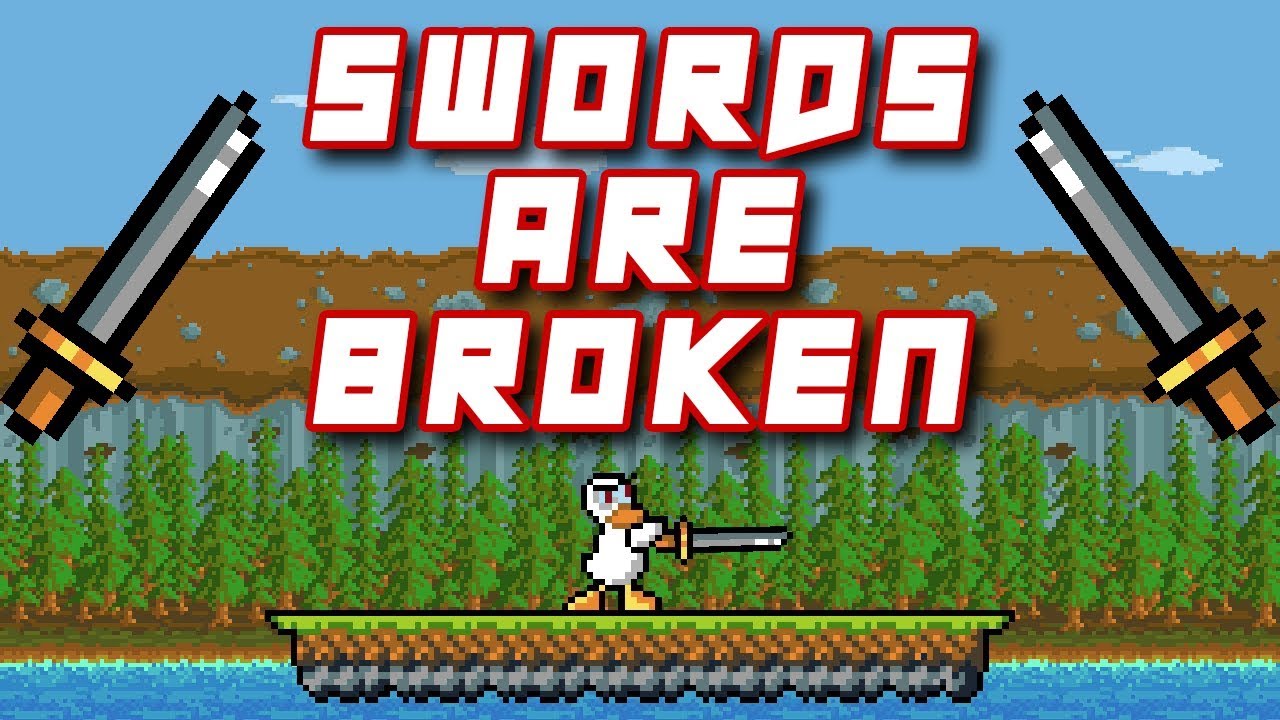 Duck Game Tech: Every Sword Technique! - YouTube