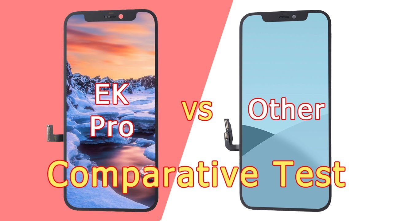 iPhone Incell LCD Screen Comparison Test & Report丨EK Pro Incell & Other ...