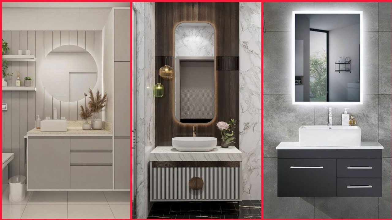 Beautiful washroom vanity designs | | space saving bathroom vanity ...