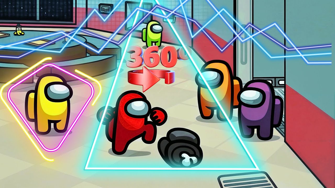 360° VR AMONG US DANCE LIKE AMONG US! - YouTube