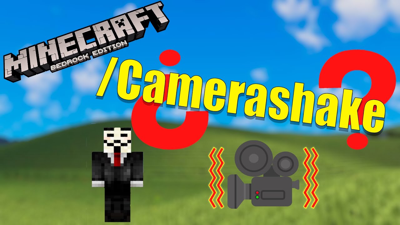 /camerashake | Tutorial Comandos Minecraft Bedrock - YouTube