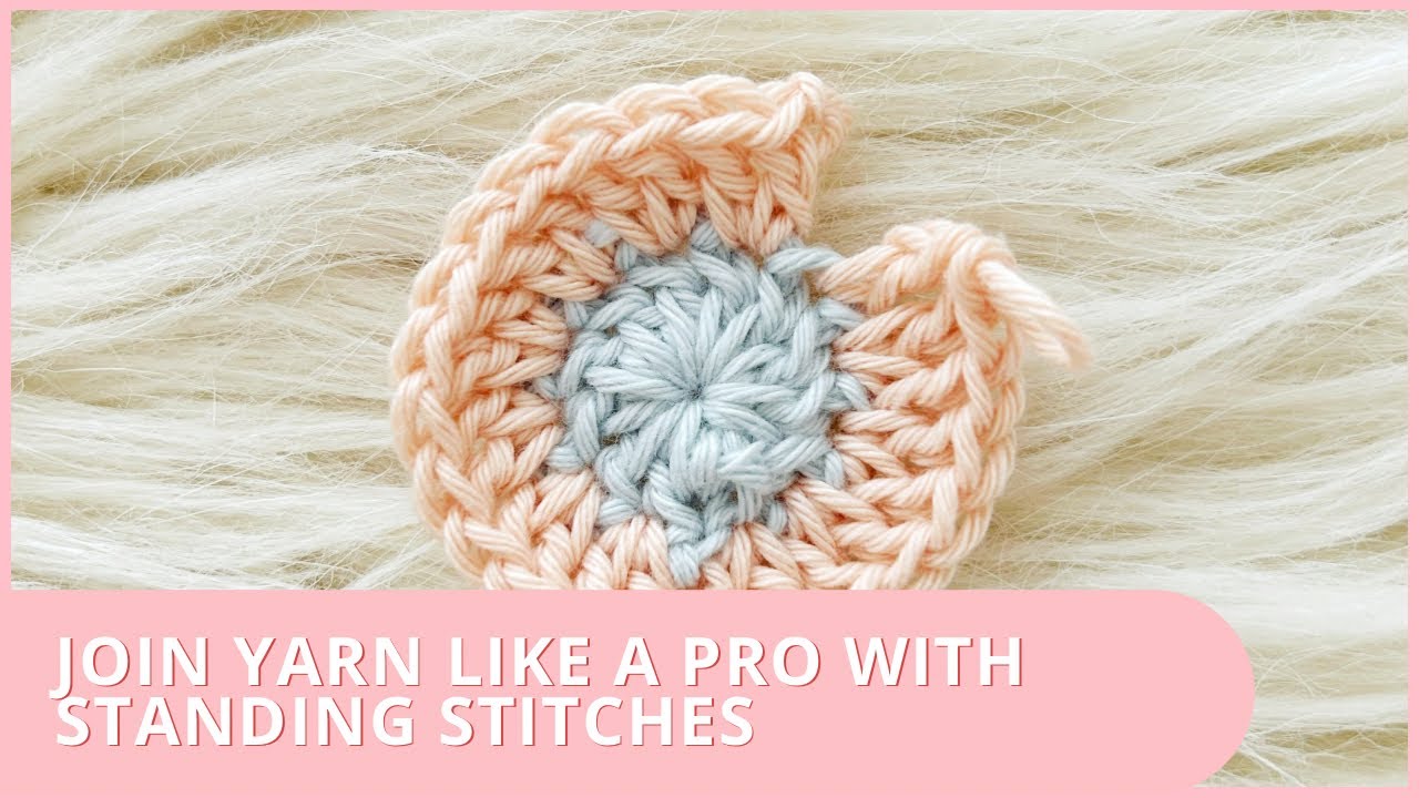 How to Join Yarn with a Standing Stitch // Easy Beginner Tutorial ...