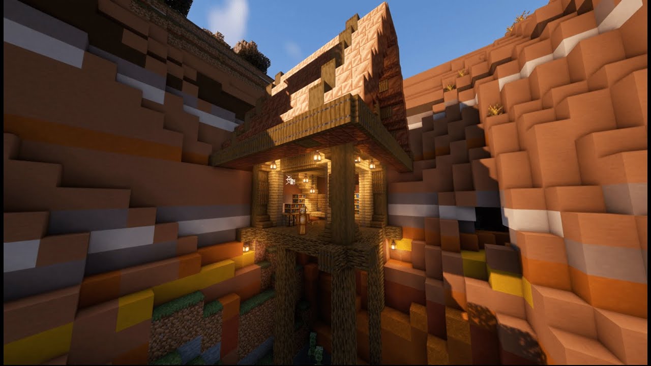 Minecraft mesa house timelapse! - YouTube