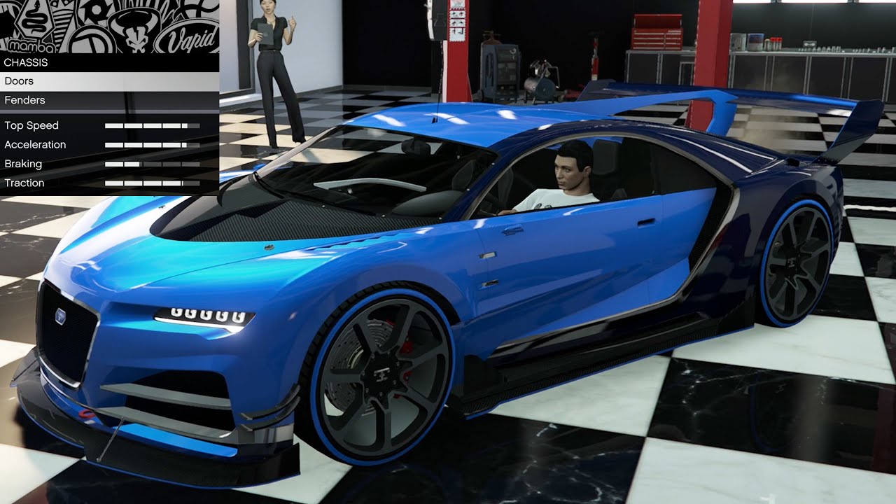 GTA 5 - Past DLC Vehicle Customization - Truffade Nero Custom (Bugatti ...
