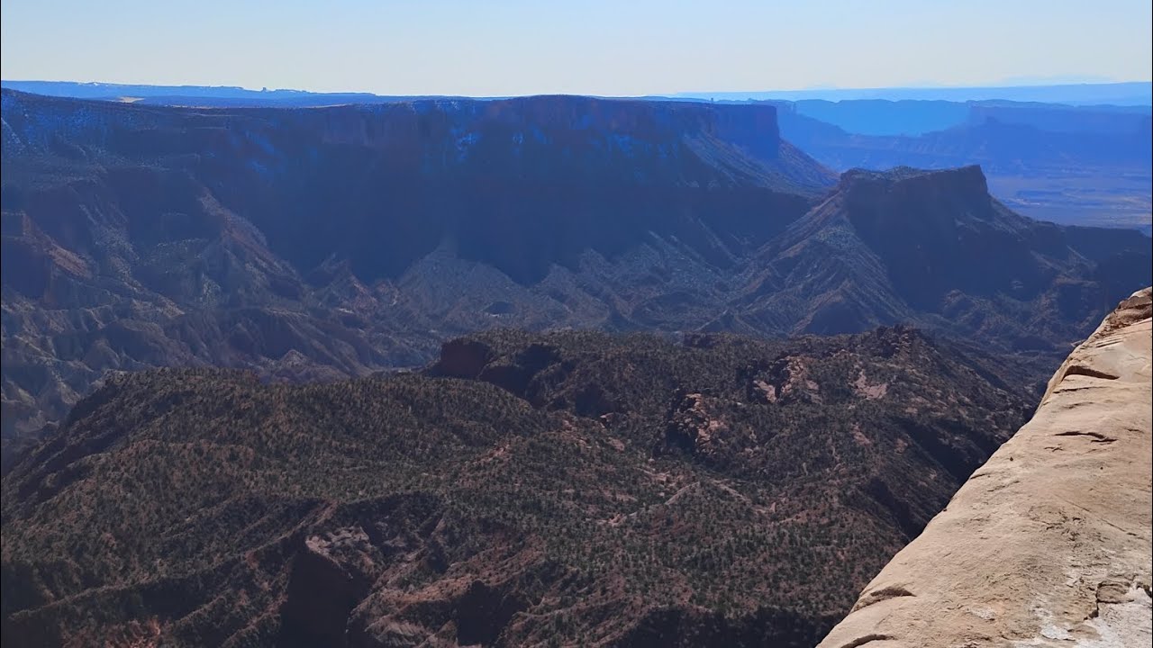 On our way down from the top of the world at Moab - YouTube
