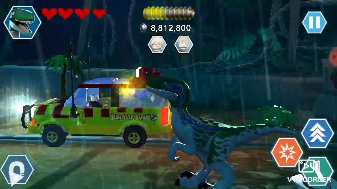 Lego jurassic world mobile unlocking almost every character pt1 - YouTube