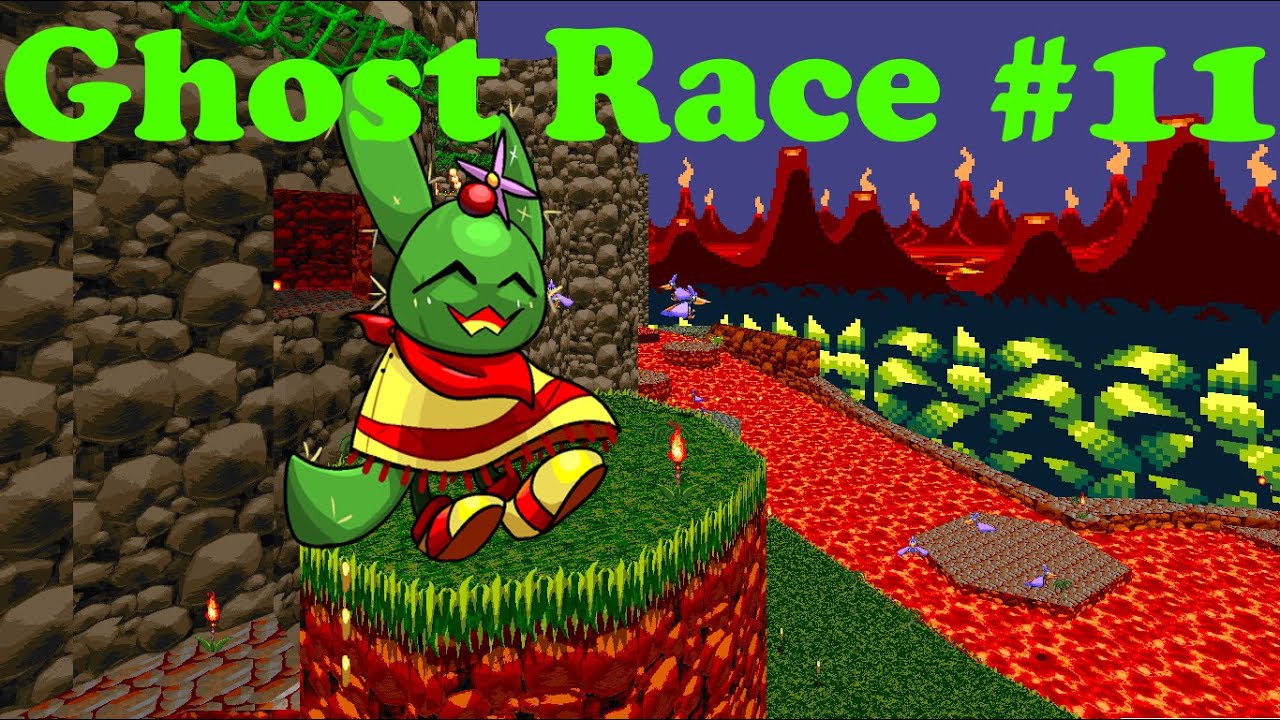 SRB2 Ghost Race #11 (Red Volcano Zone) - YouTube