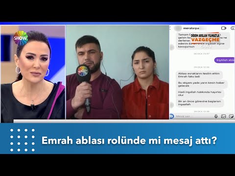 Emrah'ı şok edecek yazışma! | Didem Arslan Yılmaz'la Vazgeçme