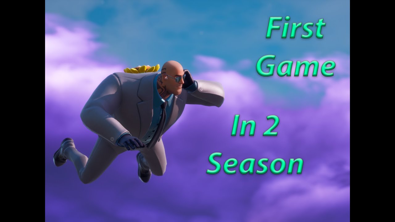 My First Game in the 2 Season - YouTube