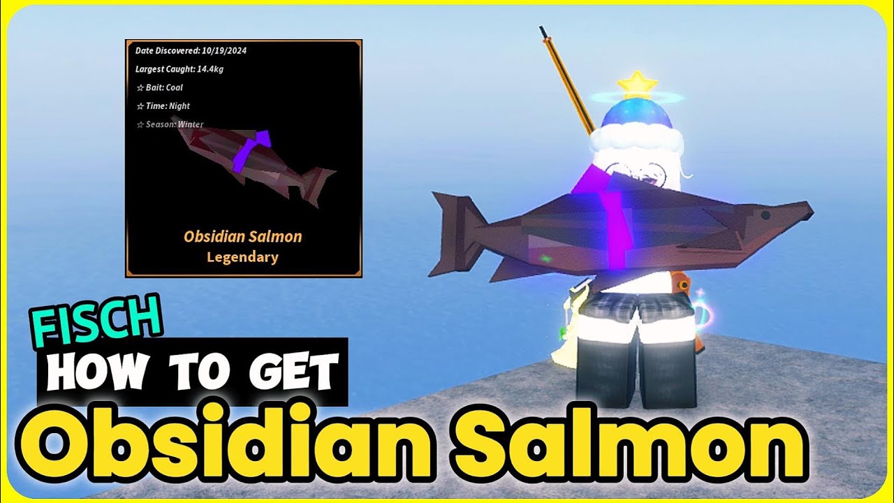 How to Catch the Obsidian Salmon in Fisch! - Easy Guide - YouTube